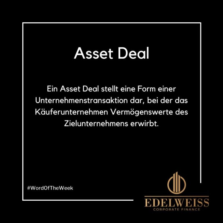 Asset Deal - Edelweiss Corporate Finance